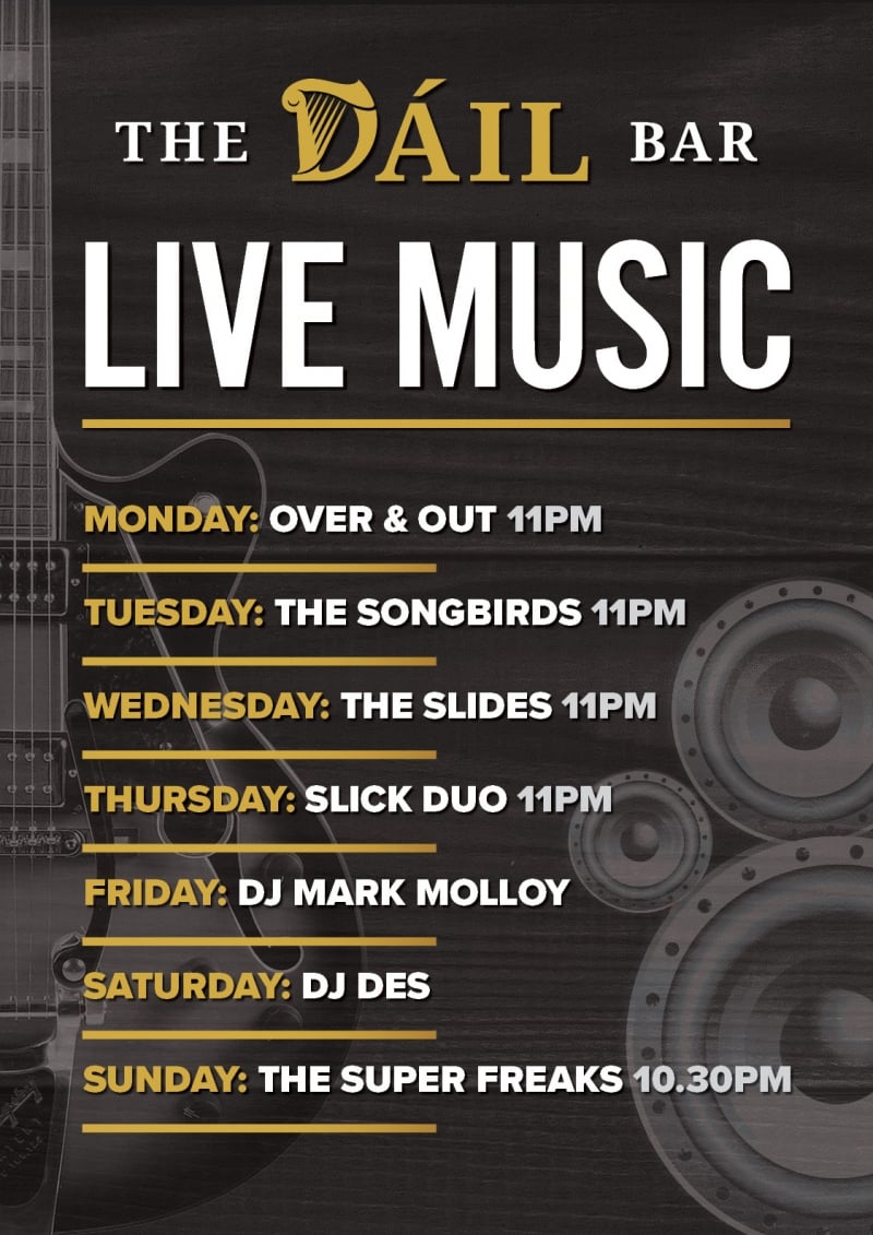DB Music - A3 Poster 24 11 17 - D1 - The Dail Bar