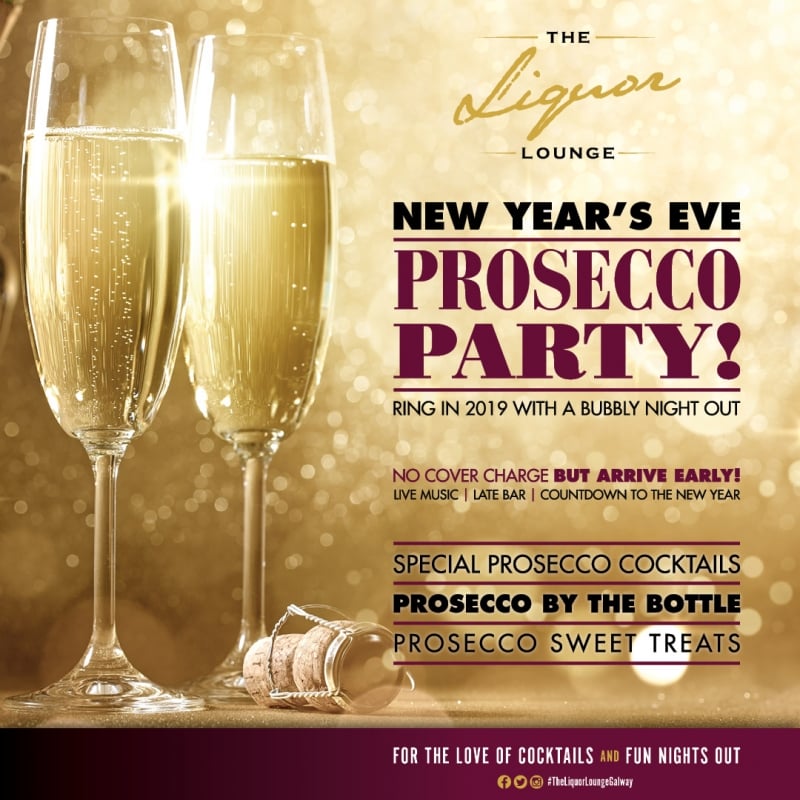 New Years Eve Prosecco Party - The Dail Bar